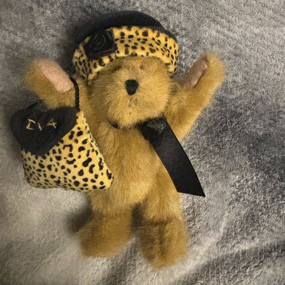 Boyds Bears | Accents | Boyds Posable Leopard Print Diva Plush Bear ...
